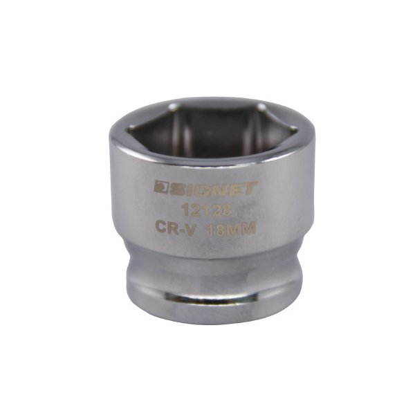 【楽天市場】SIGNET 12128 3/8DR 18MM ショートソケット (6角) シグネット：エヒメマシン 楽天市場店