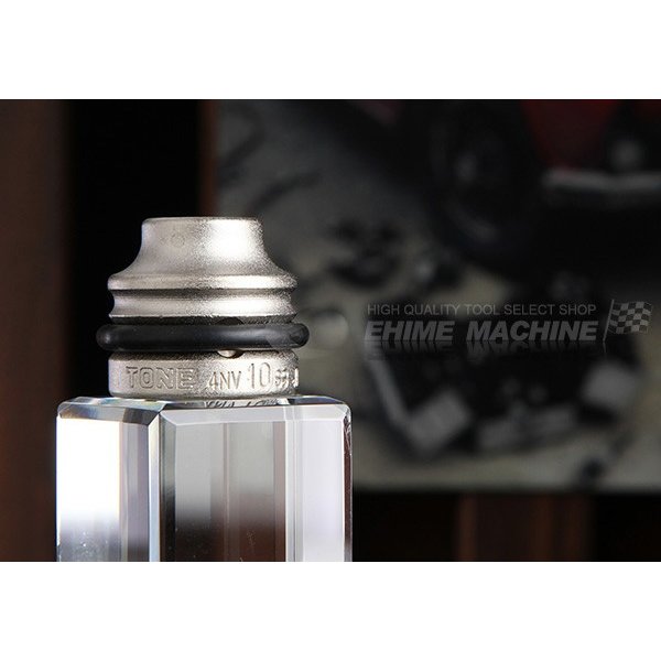 【楽天市場】エントリーでさらに！ポイント最大10倍！TONE 4NV-10SS 10mm 12.7sq. インパクト用ショートソケット トネ ...
