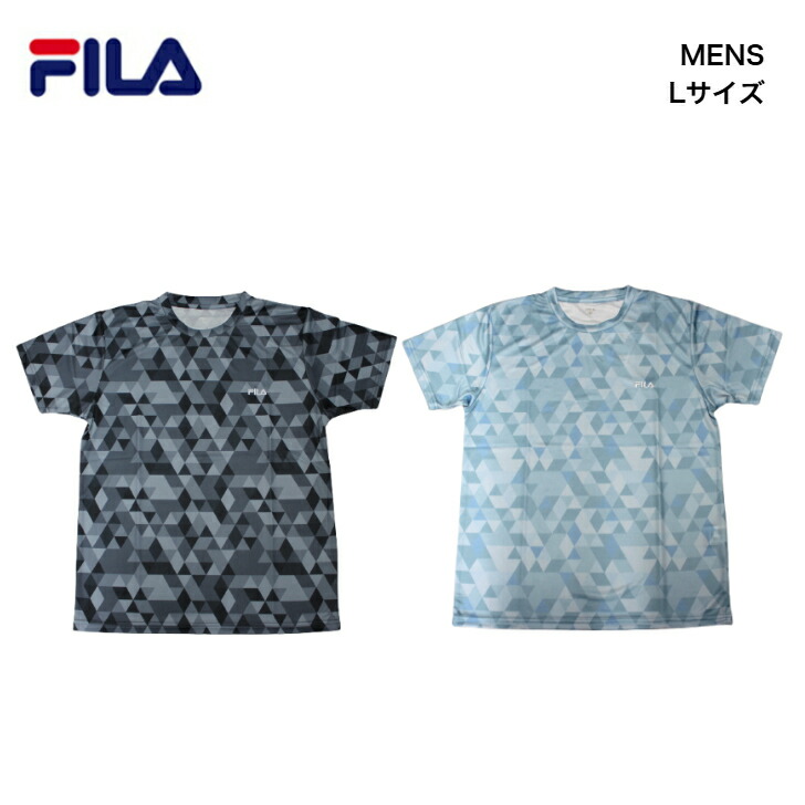 【楽天市場】フィラ tシャツ メンズ 半袖 吸水速乾 ブランド スポーツ 【 FILA メンズ 総柄 Tシャツ】 テニス ポリエステル スポーツウェア ネイビー 春 夏 人気 メッシュ 半袖T ...