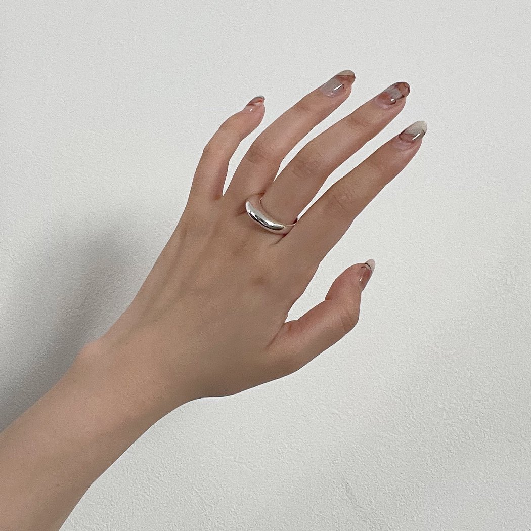 【楽天市場】BYOKA ビョーカ R0901 CRESCENT RING リング シルバー プチギフト お祝い 買いまわり プレゼント ...