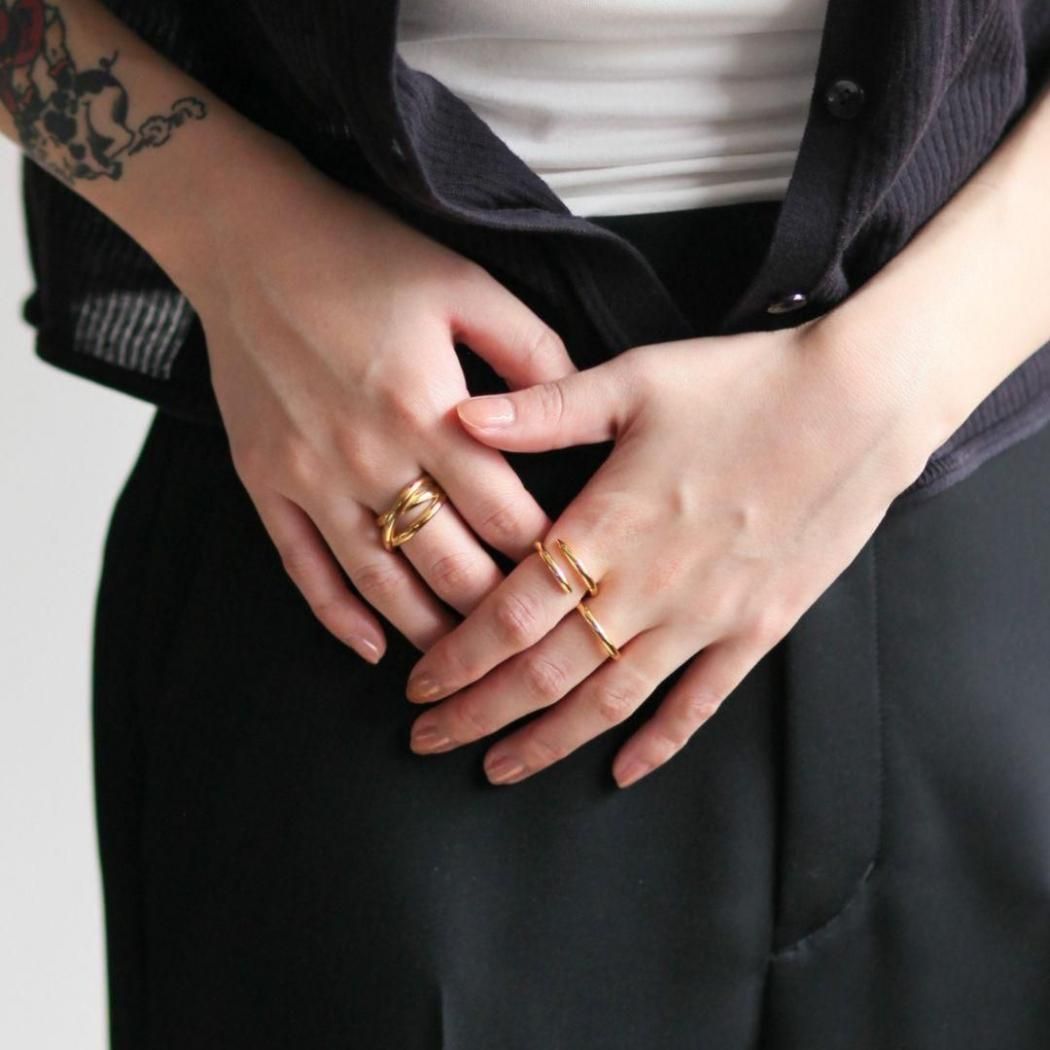 【楽天市場】BYOKA ビョーカ GR2201 G.IVY RING ゴールド 指輪 ファッション リング アクセサリー レディース 人気 20代 30代 40代 ニュアンス ジュエリー ...