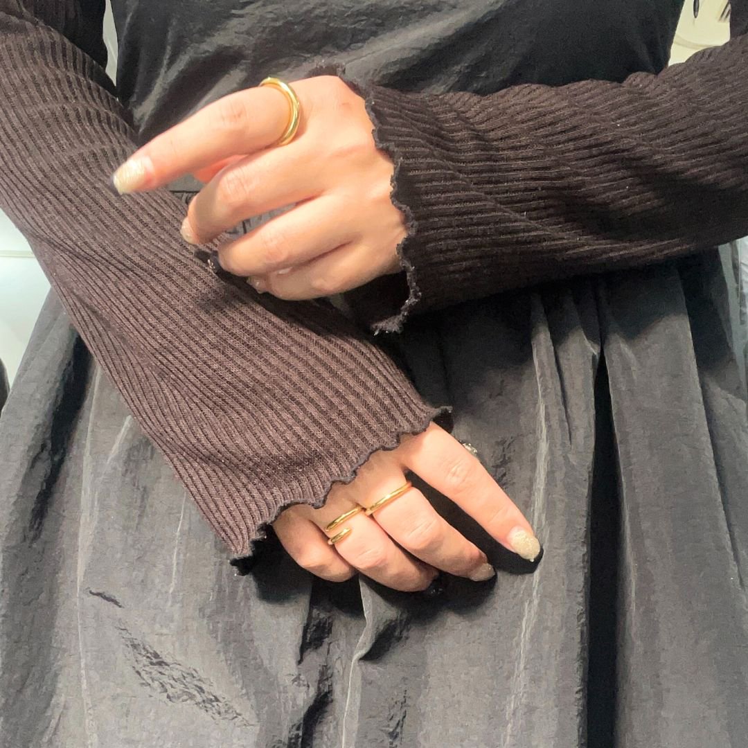 【楽天市場】BYOKA ビョーカ GR2204 G.IVY W RING ゴールド ダブル フィンガー リング 指輪 ファッション アクセサリー レディース 大人 20代 30代 40代 50 ...