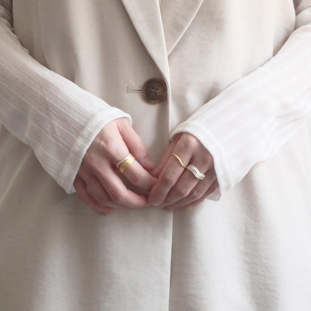 【楽天市場】BYOKA ビョーカ R3202 SANDY RING 2 リング シルバー プチギフト お祝い 買いまわり プレゼント レディース アクセサリー 人気：ジュエリー／ファッション EHS