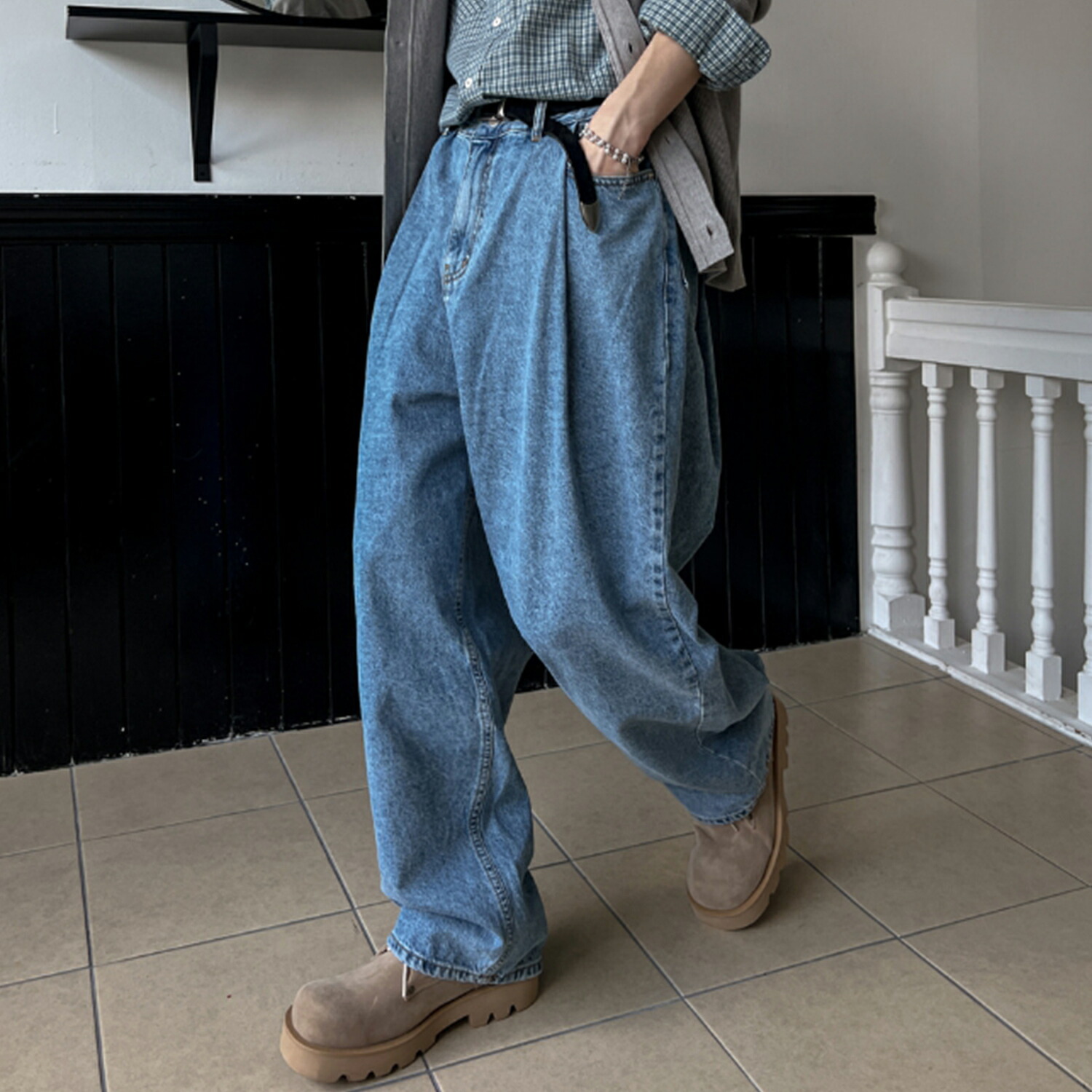 【楽天市場】【送料無料】ツープラン【2plan】Libern tuck denim pants / リベンタックデニムパンツ【公式ショップ ...