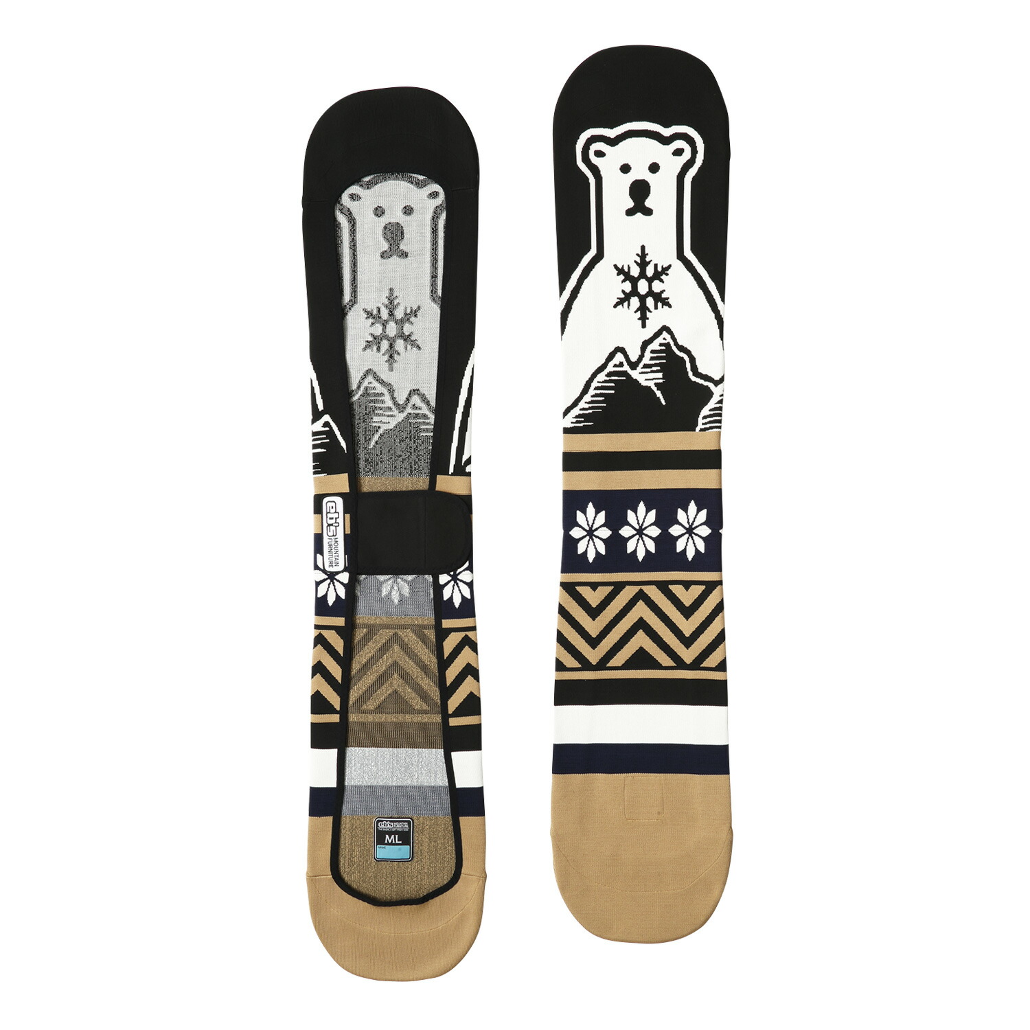 楽天市場】【新品未使用】 25-26 eb's Knit Cover KNIT COVER BEAR SM