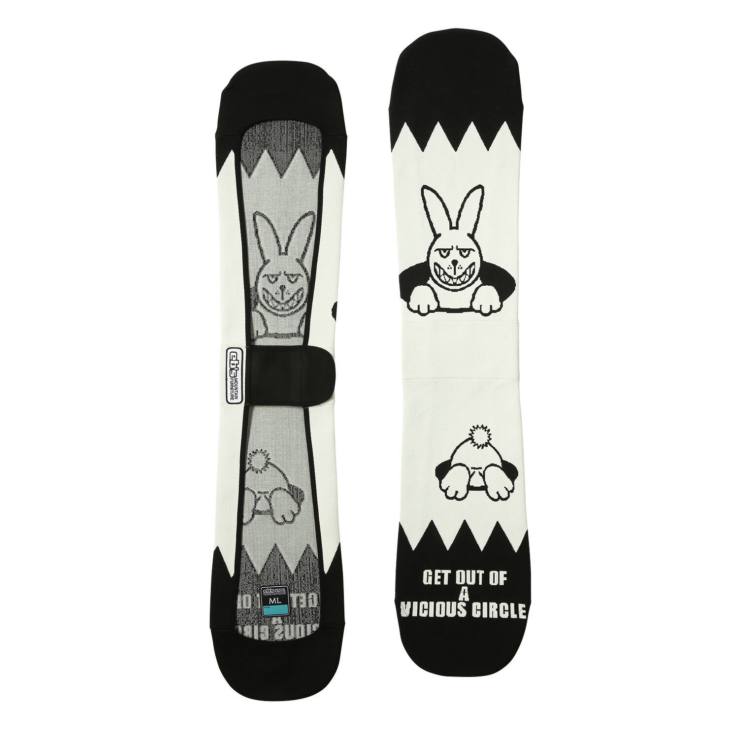 楽天市場】【新品未使用】 25-26 eb's Knit Cover KNIT COVER BEAR SM