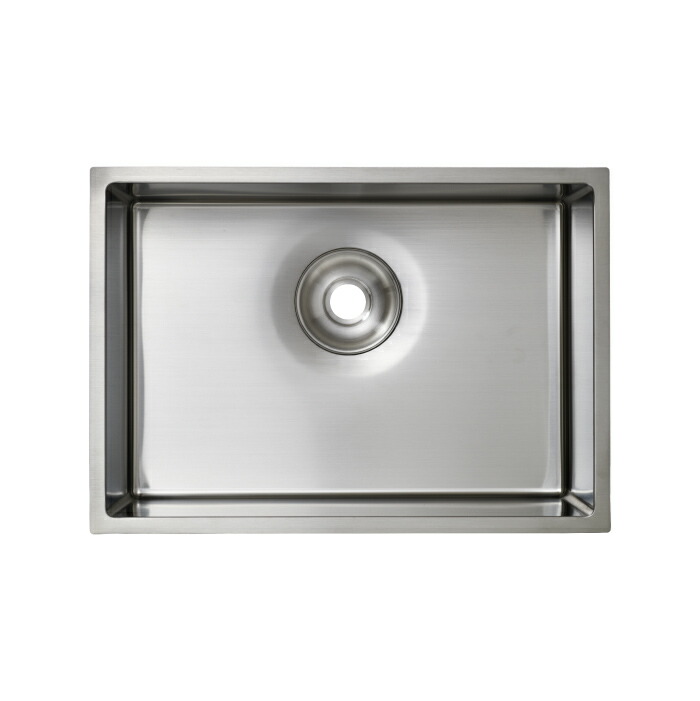 【楽天市場】【オリジナルのキッチンシンク】ekrea Parts Eシンク スクエア 排水一体型（アンダータイプ）W600 アンダーシンク ステンレス ヘアライン仕上 お手入れしやすい 清掃性 ...