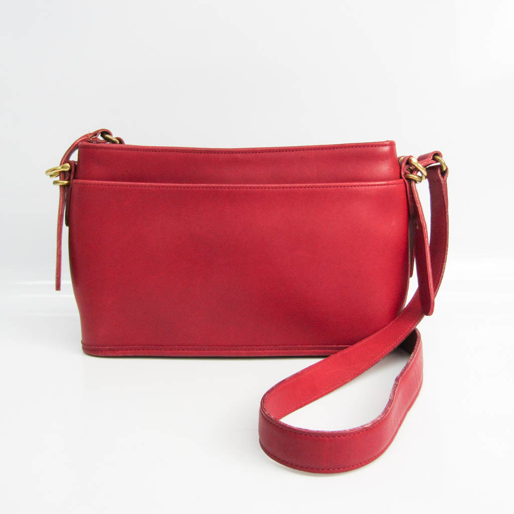 【楽天市場】コーチ(Coach) オールドコーチ 9802 レディース レザー ショルダーバッグ レッド 【中古】：eLady