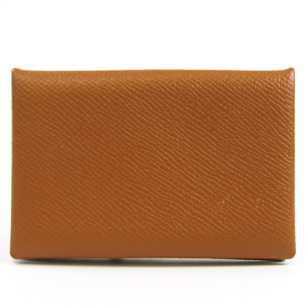 【楽天市場】エルメス(Hermes) カルヴィ エプソン カードケース ゴールド 【中古】：eLady