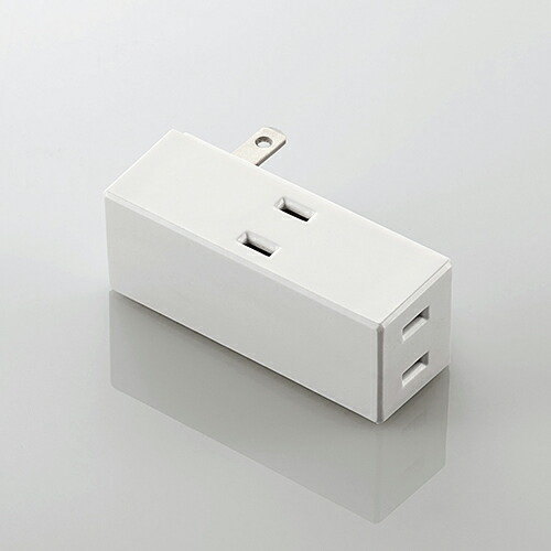 【楽天市場】エレコム 電源タップ コンセント 延長コード タップ サイドタップ 3個口 T-TR04-2300WH：エレコムダイレクトショップ