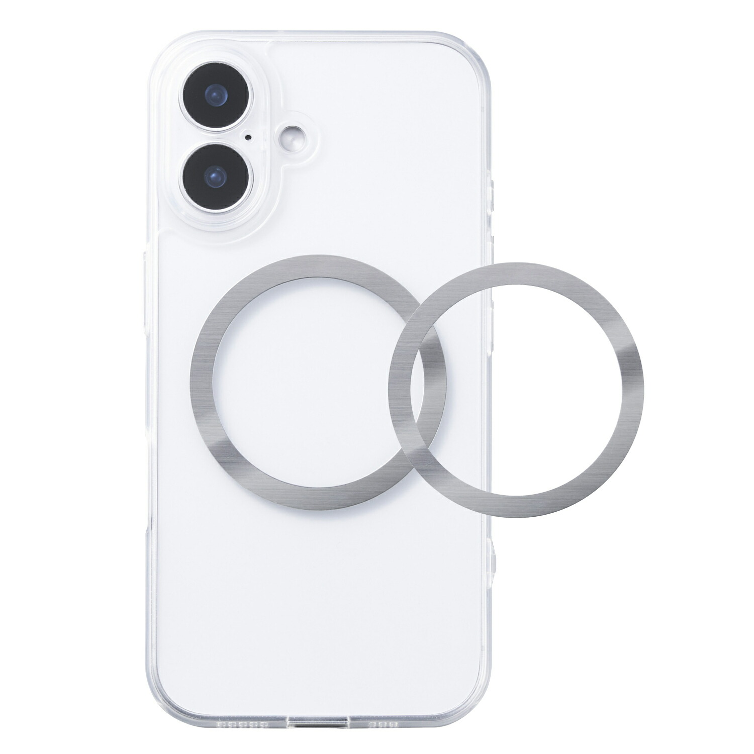 【楽天市場】エレコム メタルリング ステッカー MAGKEEP 2枚入り 貼り付けツール付き 強い粘着力で剥がれにくい iPhoneケース 貼るだけ 磁力 ワイヤレス 充電 可能 シルバー ...