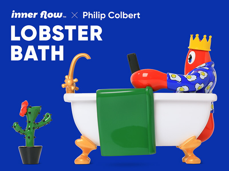 【楽天市場】POPMART PHILIP COLBERT Leisure Time Lobster Bath Tub：electric ...