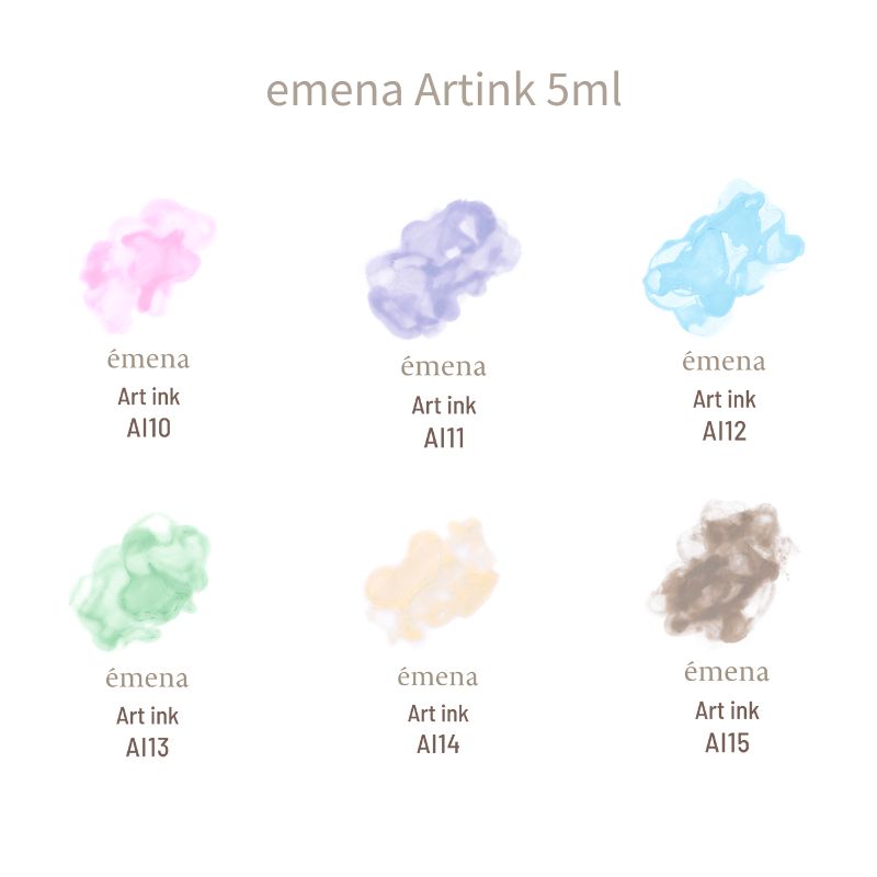 【楽天市場】【最大3％OFF】 エメナ emena Artink 5ml 【6色からご選択】 AI10 AI11 AI12 AI13 AI14 AI15 アートインク ニュアンスアート ...