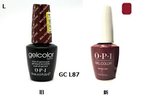 【楽天市場】【最大3％OFF】 ジェルネイル OPI gelcolor ジェルカラー GC L87 15ml MALAGA WINE ...
