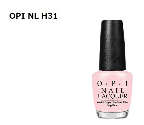 【楽天市場】【最大3％OFF】 新品 送料無料 OPI H31 Kiss On The Chic NL H31 15ml マニキュア ネイル ...