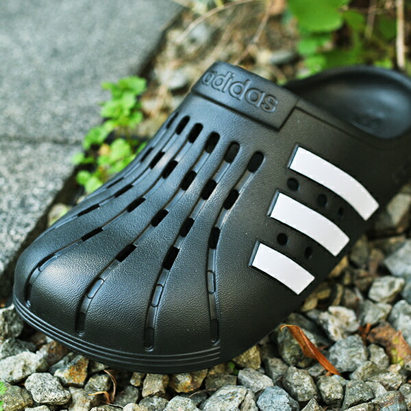 【楽天市場】アディダス サンダル メンズ レディース adidas ADILETTE CLOG U クロッグサンダル シューズ 靴 3本ライン ...
