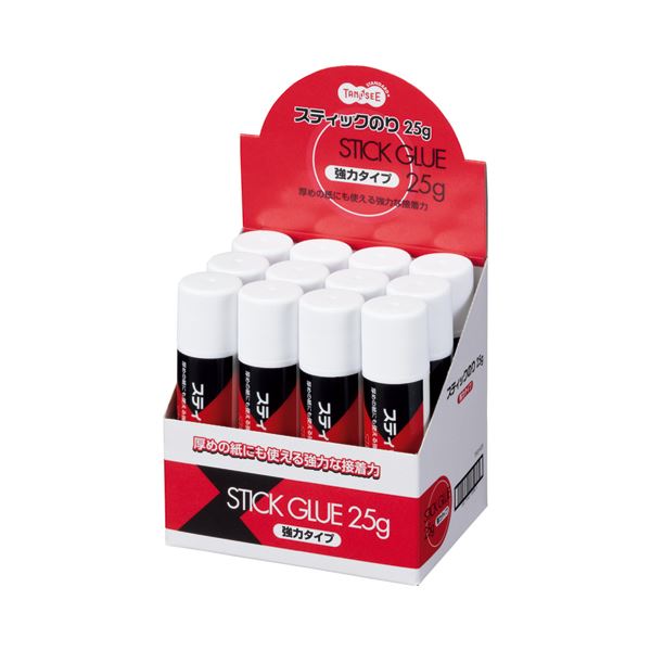 【楽天市場】（まとめ） TANOSEE スティックのり 強力タイプ 25g 1セット（12本） 【×3セット】：ELMONO（家具 ラグ カーペット）