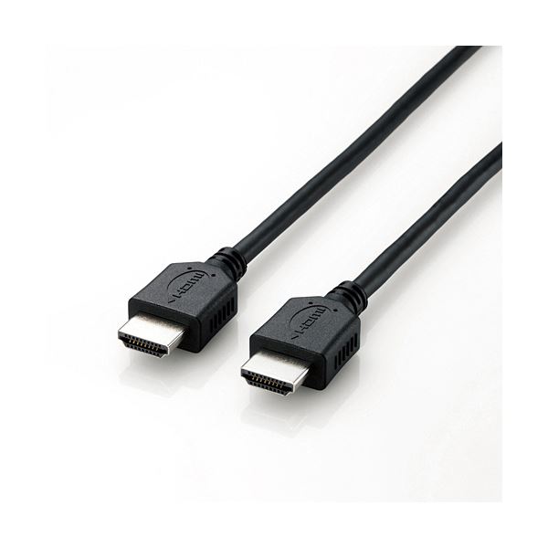 【楽天市場】（まとめ）エレコム 4K イーサネット対応HIGHSPEED HDMIケーブル タイプA19ピン ブラック 2.0m DH-HD14EL20/RS 1本【×3セット】：ELMONO ...