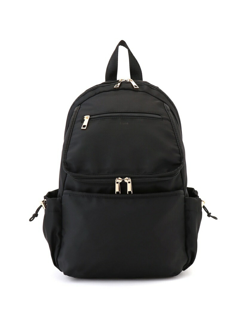 【楽天市場】【SALE／10%OFF】Anytime12ポケリュックバッグ 大きいサイズ バックパック Elura エルーラ バッグ リュック・バックパック ブラック ベージュ【RBA_E ...
