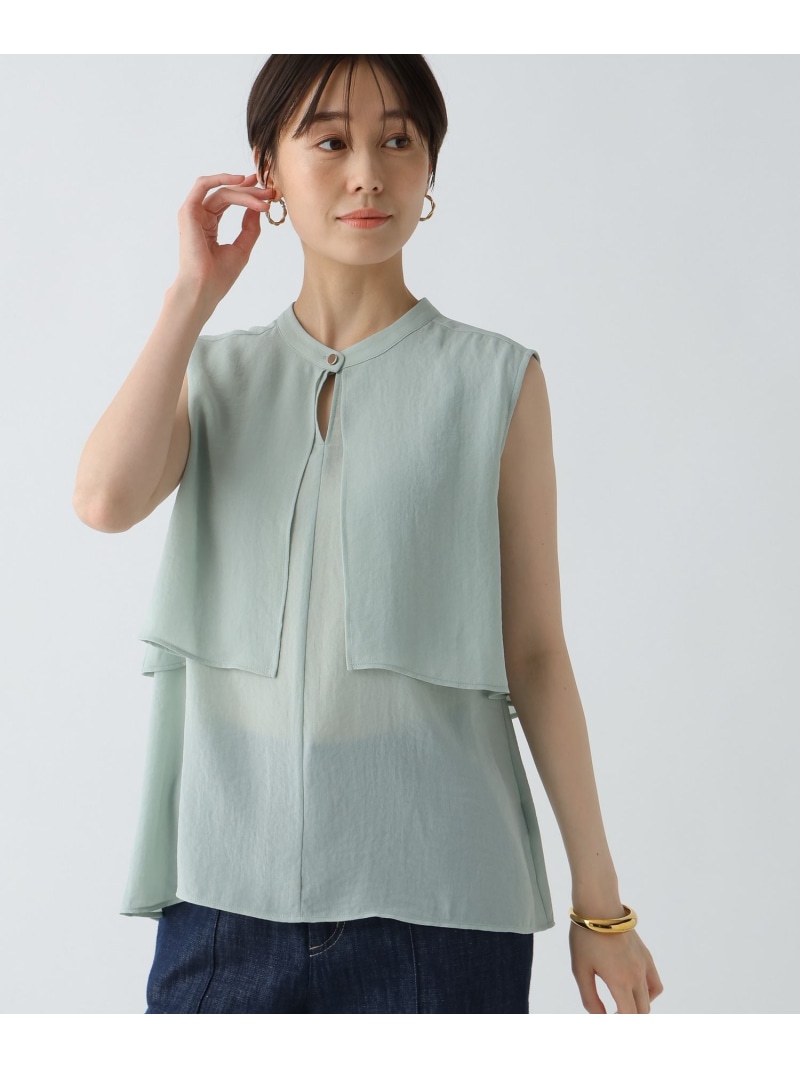 【楽天市場】【SALE／20%OFF】サラサラサマーケープノースリーブ / 451130 Elura エルーラ トップス シャツ・ブラウス ブラウン ホワイト ブラック【RBA_E】【送料無料 ...