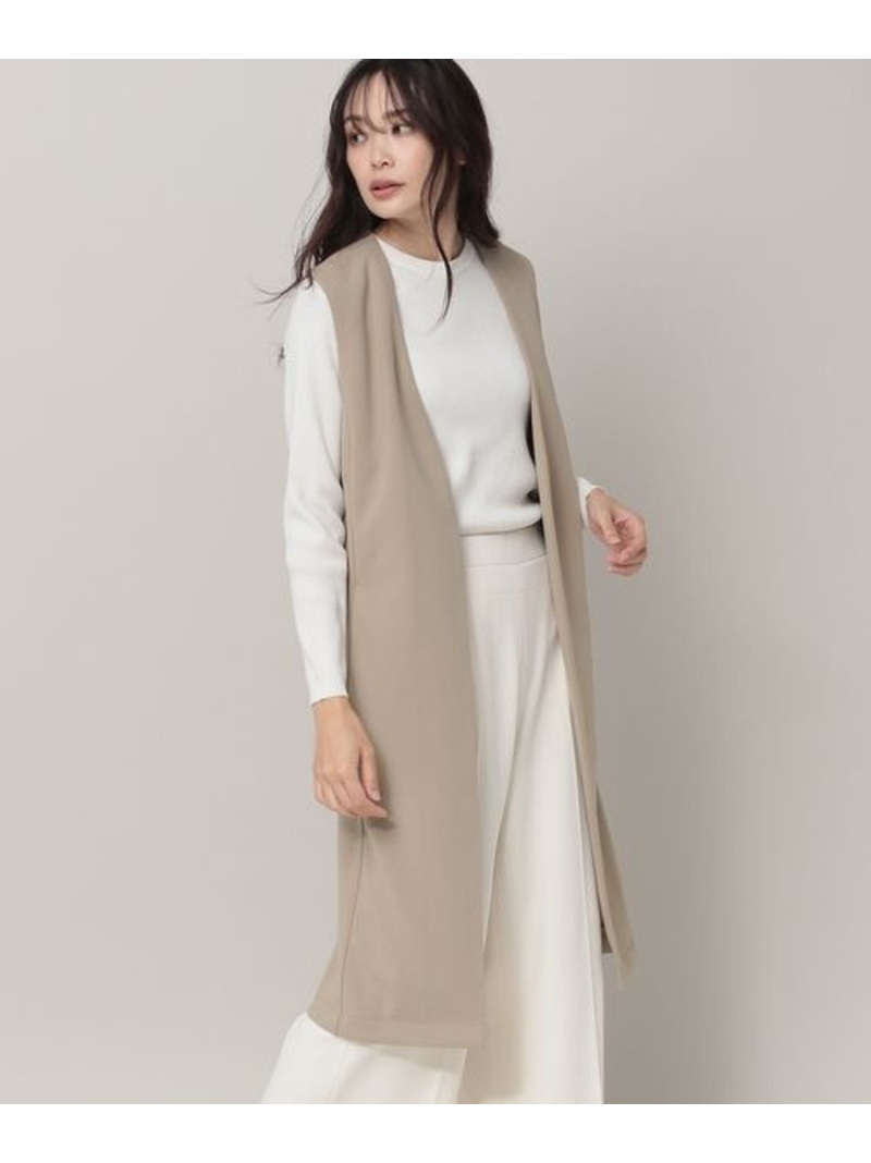 【楽天市場】【SALE／60%OFF】サマ見えロングジレ 大きいサイズ ゆったり 163344 Elura エルーラ トップス ベスト・ジレ ベージュ ブラック【RBA_E】[Rakuten ...