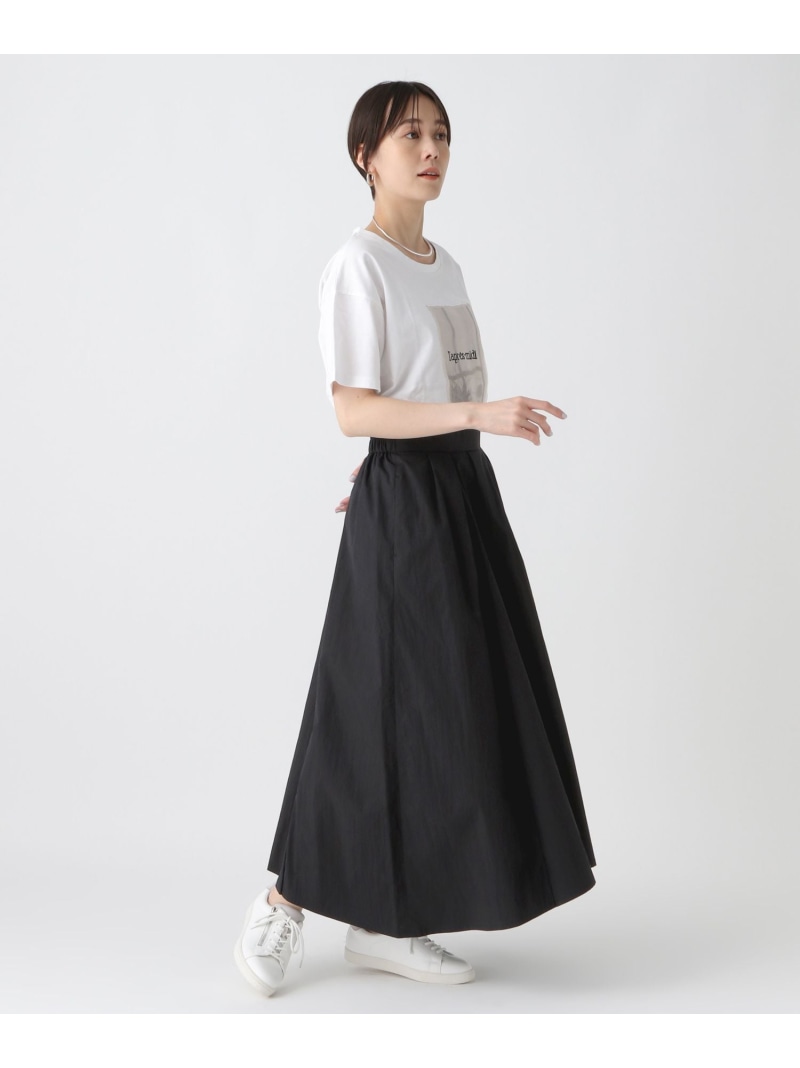 【楽天市場】【SALE／40%OFF】タイプライターフレアスカート＜低身長サイズあり＞/452425 Elura エルーラ スカート ロング・マキシスカート ブラック カーキグリーン【RBA ...