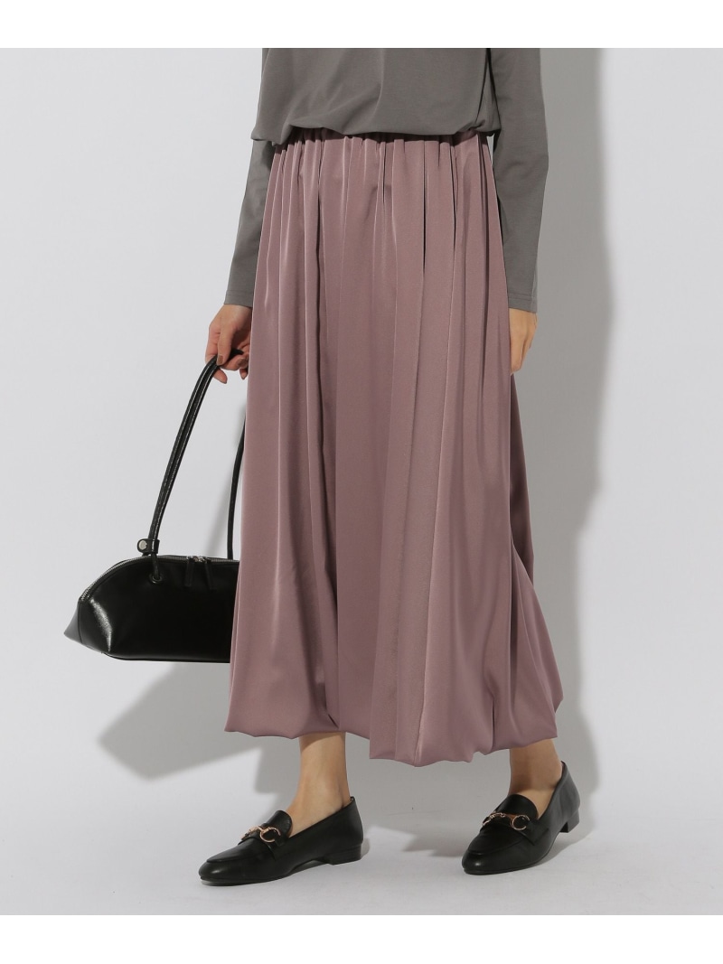 【楽天市場】【SALE／60%OFF】バルーンスカート/290881 Elura エルーラ スカート ロング・マキシスカート ブラウン グレー【RBA_E】[Rakuten Fashion ...