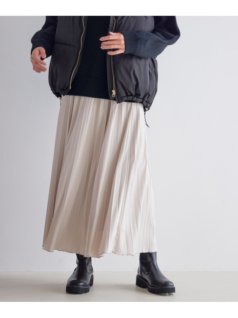 【楽天市場】【SALE／28%OFF】レザーライクプリーツスカート 大きいサイズ ゆったり 973322 Elura エルーラ スカート ロング・マキシスカート ホワイト ピンク【RBA_E ...