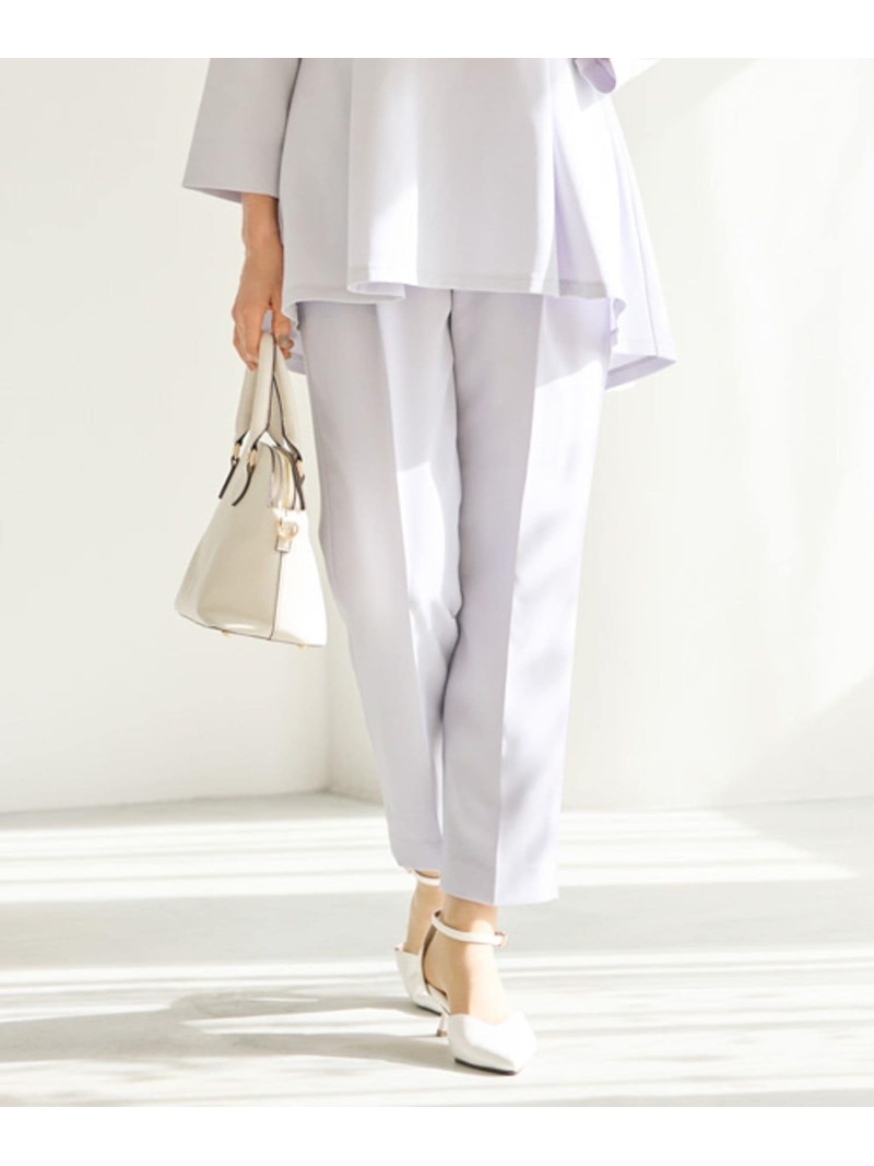 【楽天市場】【SALE／50%OFF】＜2025ceremony＞セレモニーダブルクロステーパードパンツ/246053 Elura エルーラ ...