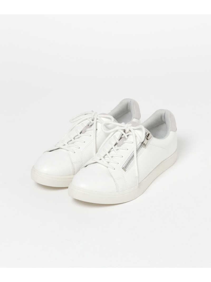 【楽天市場】＜Sapofeet(サポフィート)＞ZIPスニ-カー/451942 Elura エルーラ シューズ・靴 スニーカー ホワイト【送料無料】[Rakuten Fashion ...