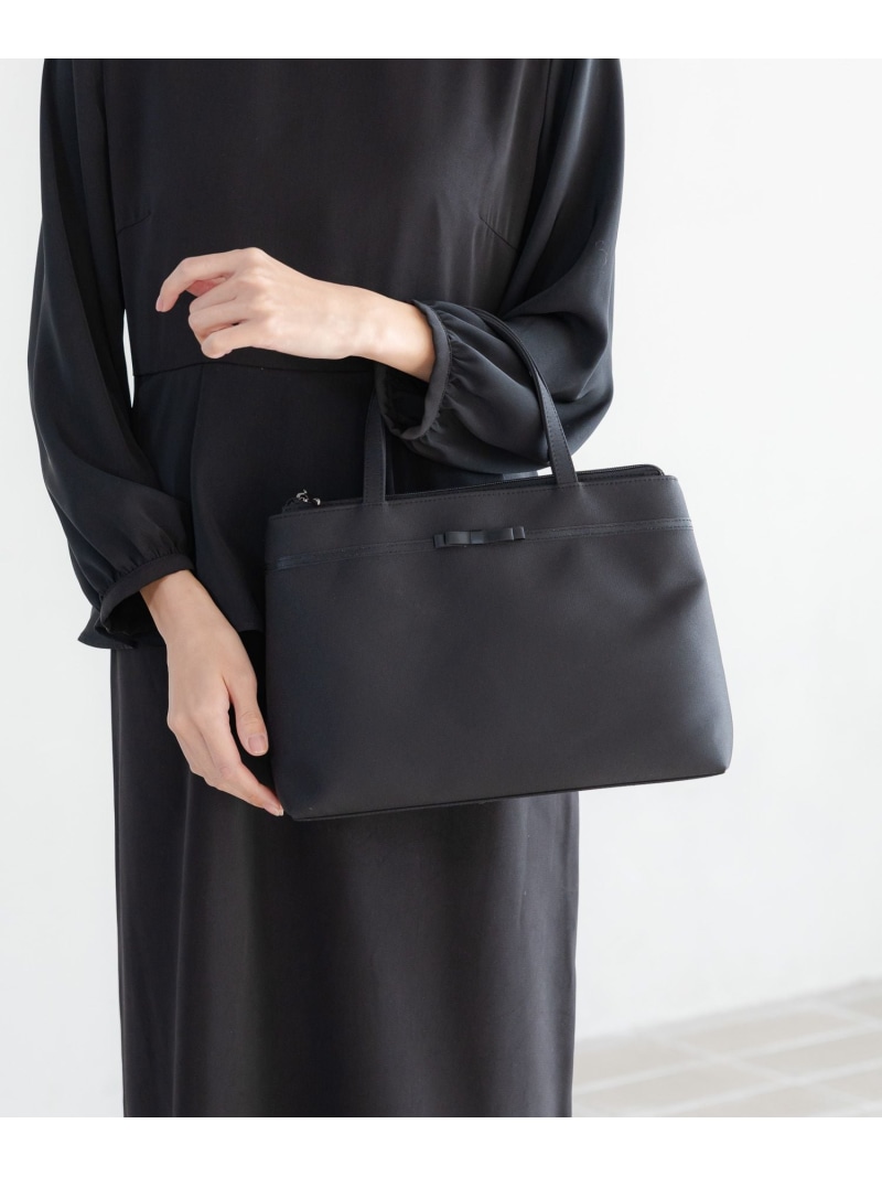 【楽天市場】＜2025ceremony＞ブラックフォーマルバッグ＜WEB限定＞/253972 Elura エルーラ バッグ トートバッグ ブラック【送料無料】[Rakuten Fashion ...