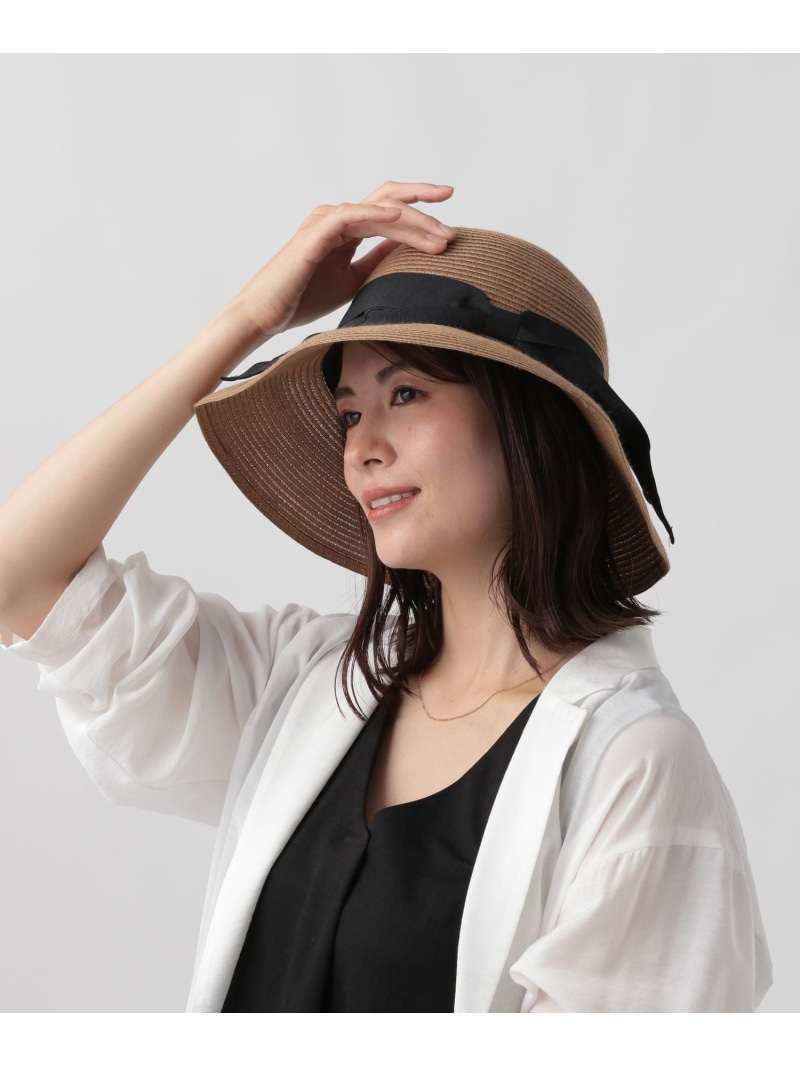 【楽天市場】【SALE／40%OFF】ポケッタブルUVハット 大きいサイズ ゆったり/113924 Elura エルーラ 帽子 ハット ブラウン【RBA_E】[Rakuten Fashion ...