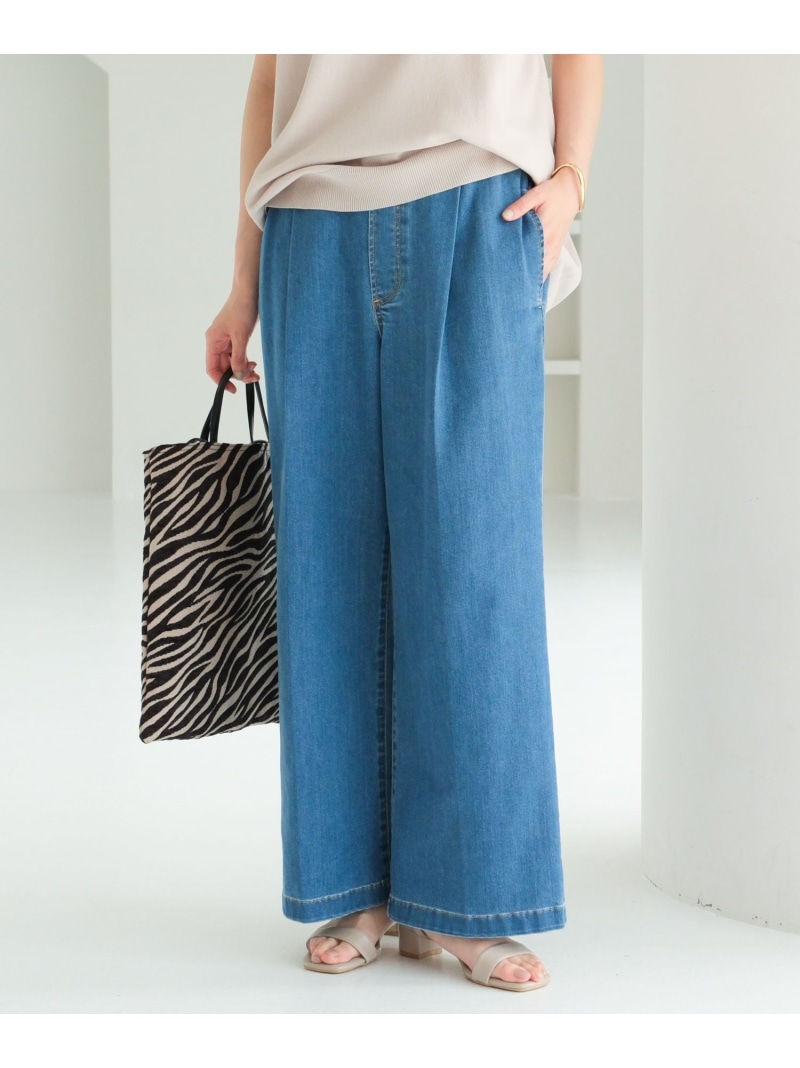 【楽天市場】【SALE／40%OFF】冷感イージーデニム＜低身長サイズあり＞ Elura エルーラ パンツ ジーンズ・デニムパンツ ブルー【RBA_E】【送料無料】[Rakuten ...