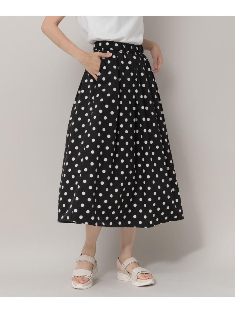 【楽天市場】【SALE／46%OFF】ライトタフタフレアスカート 大きいサイズ ゆったり 182526 Elura エルーラ スカート ロング・マキシスカート ブラック ホワイト【RBA_E ...