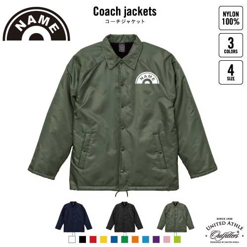 【楽天市場】レコード/名入れボア裏地付きコーチジャケット 左胸ワンポイントミリタリー アメカジ ブラック ネイビー カーキ ストリート ...