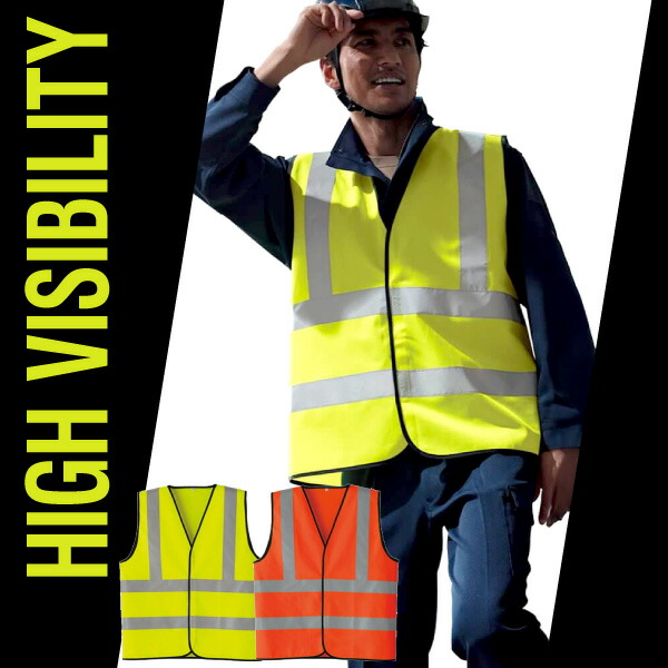 【楽天市場】反射材ベスト 高視認 警備 路上作業 蛍光素材 交通整理 Asahicho アサヒチョウ 旭蝶繊維 70020：エンブレムファクトリー本店