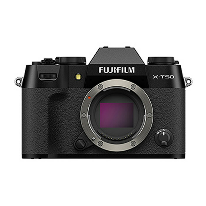 【楽天市場】【返品OK!条件付】富士フイルム ミラーレス一眼カメラ FUJIFILM X-T50 ブラック ボディ X-T50-B 4020万画素 Xマウント フィルムシミュレーションダイヤル ...
