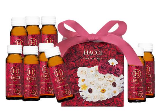【楽天市場】HACCI ハッチ ハニーコラーゲン ギフトBOX入り 9本入り ローズパーティ 30mlx9本 ハローキティ x HACCI 母の日 プレゼント 11月1日より順次発送：EMPORIO