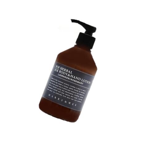 【楽天市場】マークスアンドウェブ ハーバルボディ&ハンドローション 300ml ラベンダ/ローズマリー MARKS&WEB：EMPORIO