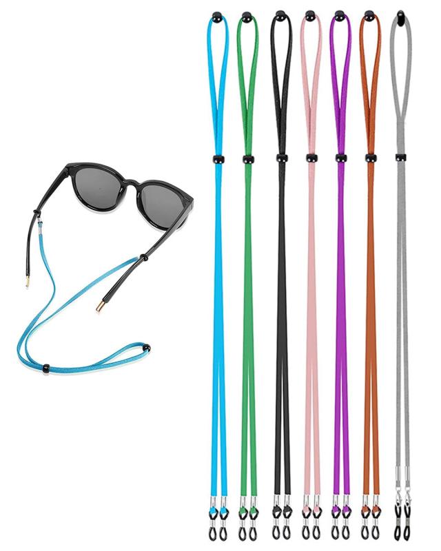 【楽天市場】[YFFSFDC] メガネ用ストラップ メガネチェーン 眼鏡ストラップ 滑り止め ずれ落ち防止 調節可能 軽量 メガネバンド スポーツ用 男女兼用（7本入り）：emuland