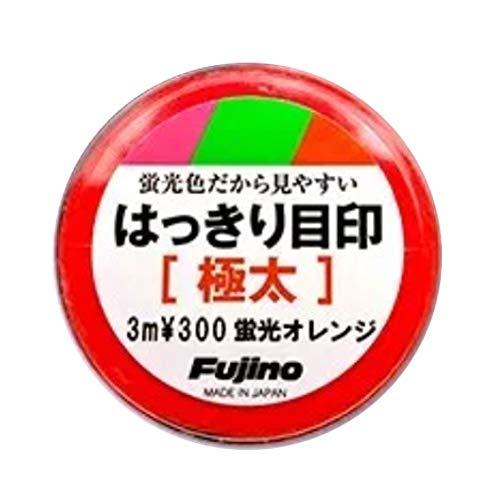 【楽天市場】Fujino(フジノ) はっきり目印 極太 3m A-98O 蛍光オレンジ：emuland