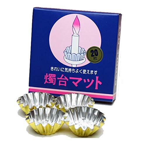 【楽天市場】燭台マット 小 20枚入 底径20mm 165-03 東海製蝋 日本製：emuland