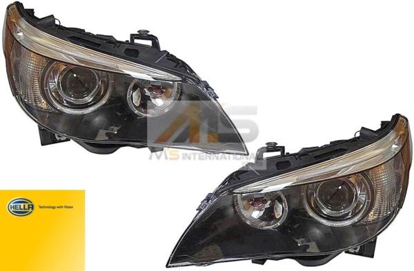 【楽天市場】【M's】E60 E61 BMW 5シリーズ 前期（2003年8月-2005年1月） バイキセノン ヘッドライト （左右）／／純正 ...