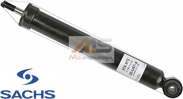 【楽天市場】【M's】F30 F31 BMW 3シリーズ (2012y-2019y) SACHS リア ショックアブソーバー 片側 1本 ／／ ザックス ショック ダンパー リヤ 1個 左 右 ...