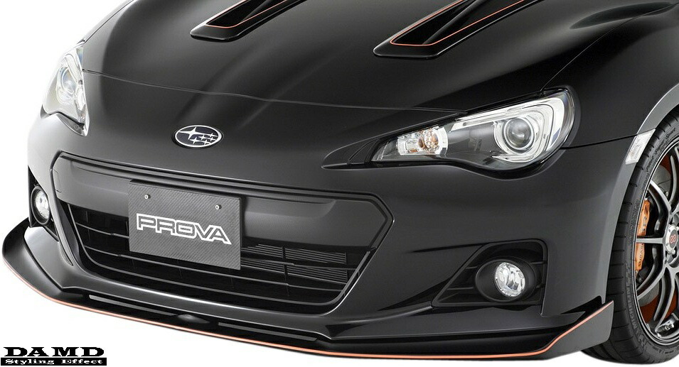 【楽天市場】【M's】 スバル BRZ ZC6 前期 (2012y-2016y) DAMD BLACK EDITION フロントアンダーリップ ...