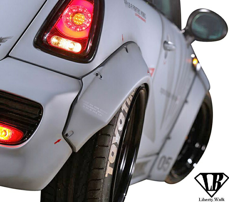 【楽天市場】【M's】 BMW R56 ミニ クーパーS (2006y-2013y) lb★nation WORKS コンプリートボディキット ...