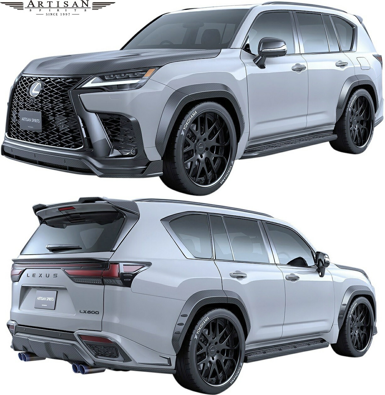 【楽天市場】【M’s】 レクサス LX600 VJA310 Fスポーツ用 (2022.1-) ARTISAN SPIRITS BLACK ...