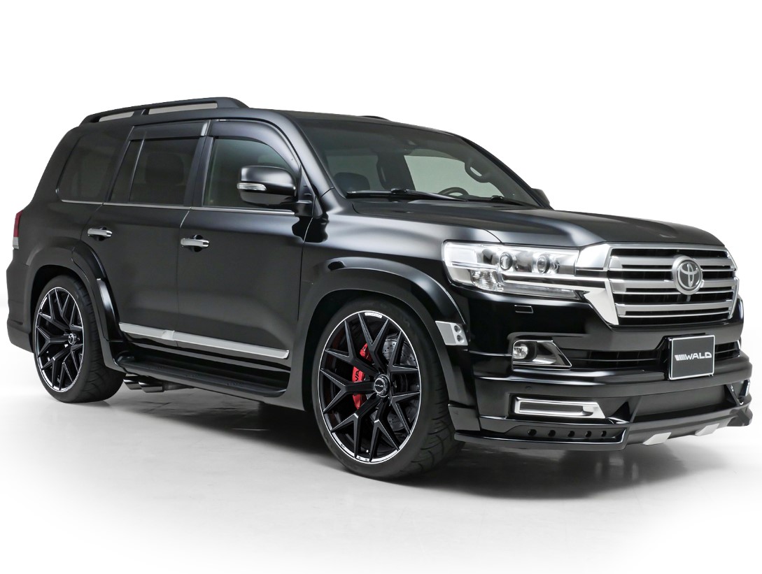 【楽天市場】【M's】 WALD ホイール GENUINE LINE MB001 ランクル 200 1台分 (4本) セット マットブラック 24インチ 10.5J 鋳造 1ピース 5穴 P ...