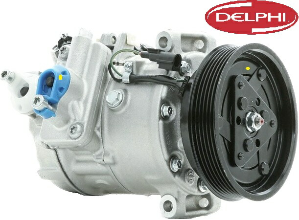 【楽天市場】【M's】 VOLVO ボルボ S60 V60 XC60 V70 XC70 S80 DELPHI エアコンコンプレッサー AC ...