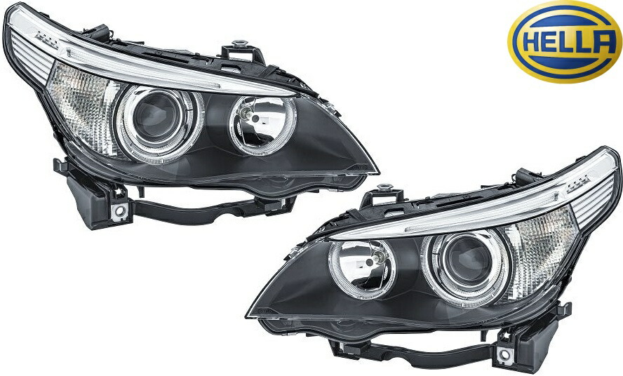 【楽天市場】【M’s】 E60 E61 BMW 5シリーズ 中期 (2005.2-2007.3) HELLA バイキセノン ヘッドライト ...